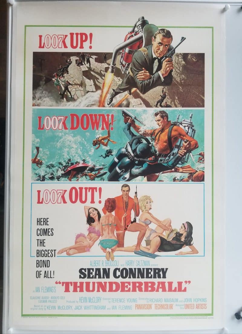 Thunderball (1965) Original One Sheet Poster - Cinema Poster Gallery