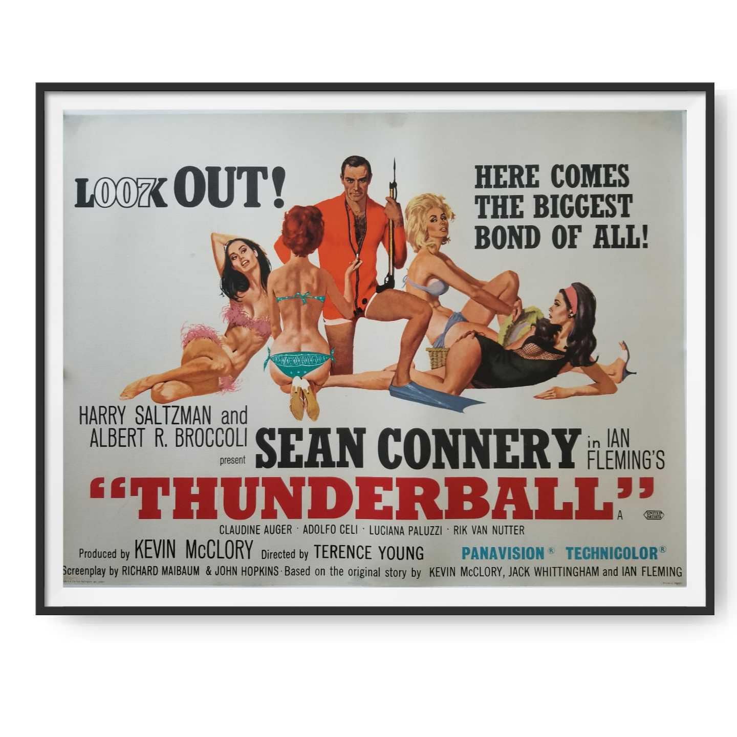 Thunderball (1965) Original UK Quad Poster - Cinema Poster Gallery