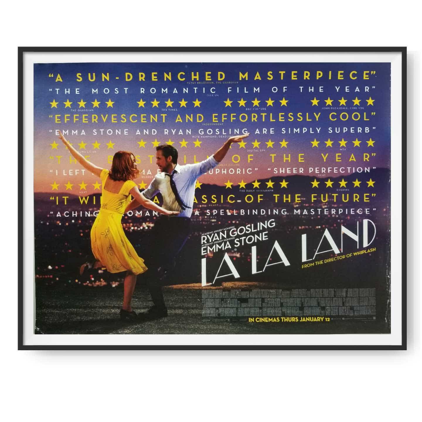 La La Land (2016) Original UK Quad Poster Style A - Cinema Poster Gallery
