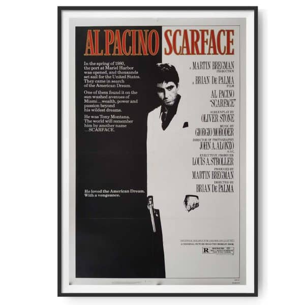 Scarface (1983) Original US One Sheet Poster - Cinema Poster Gallery