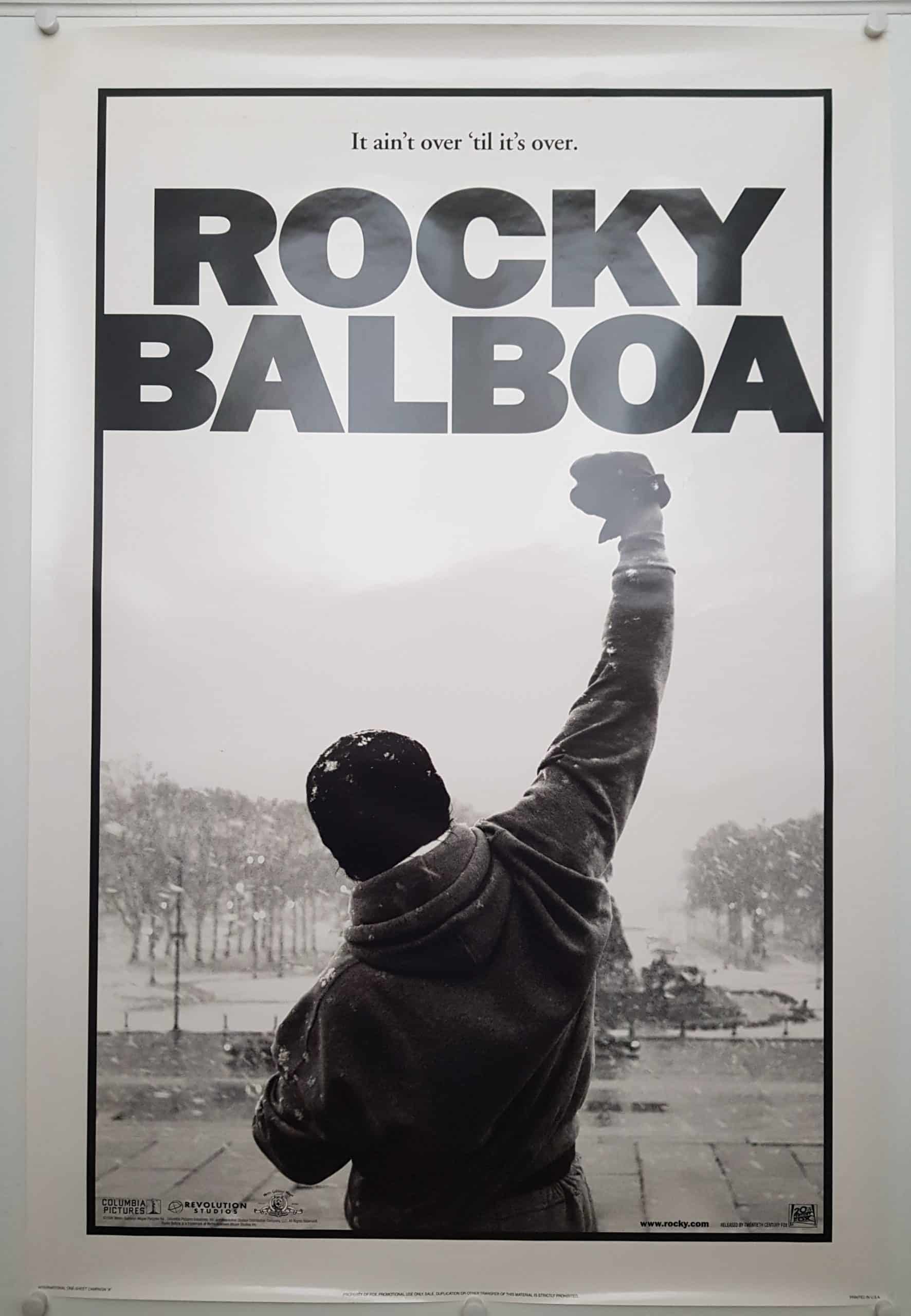 Rocky Balboa (2006) Original US One Sheet Poster - Cinema Poster Gallery