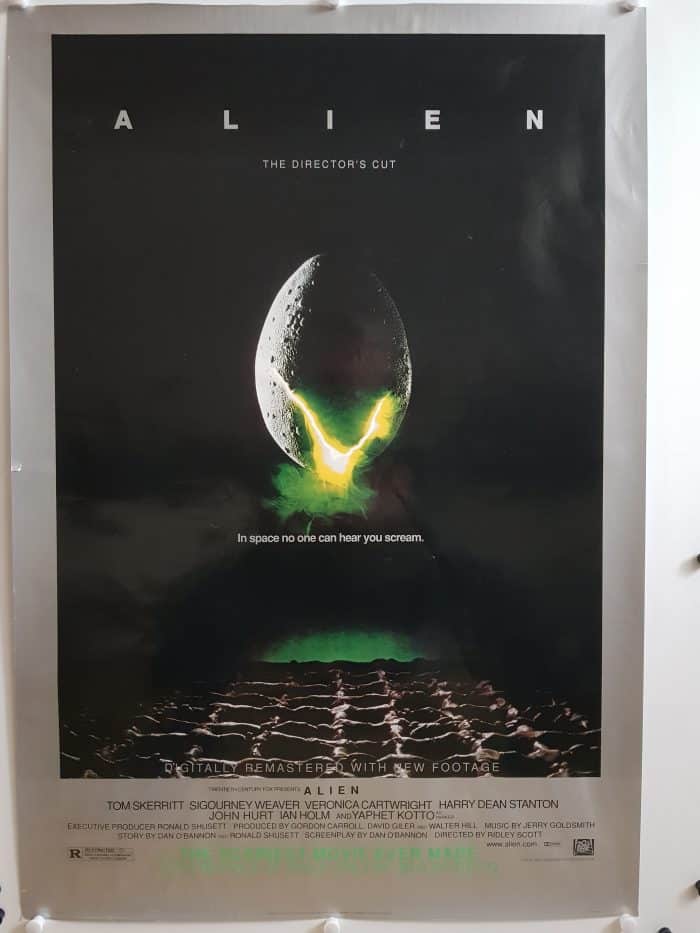 Alien (1979) Original US One Sheet Poster 2003 RR - Cinema Poster Gallery