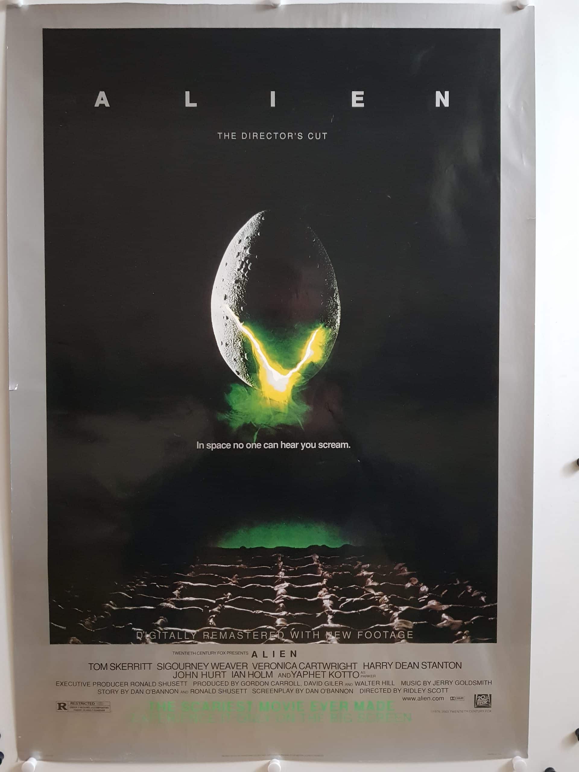 Alien (1979) Original US One Sheet Poster 2003 RR - Cinema Poster Gallery
