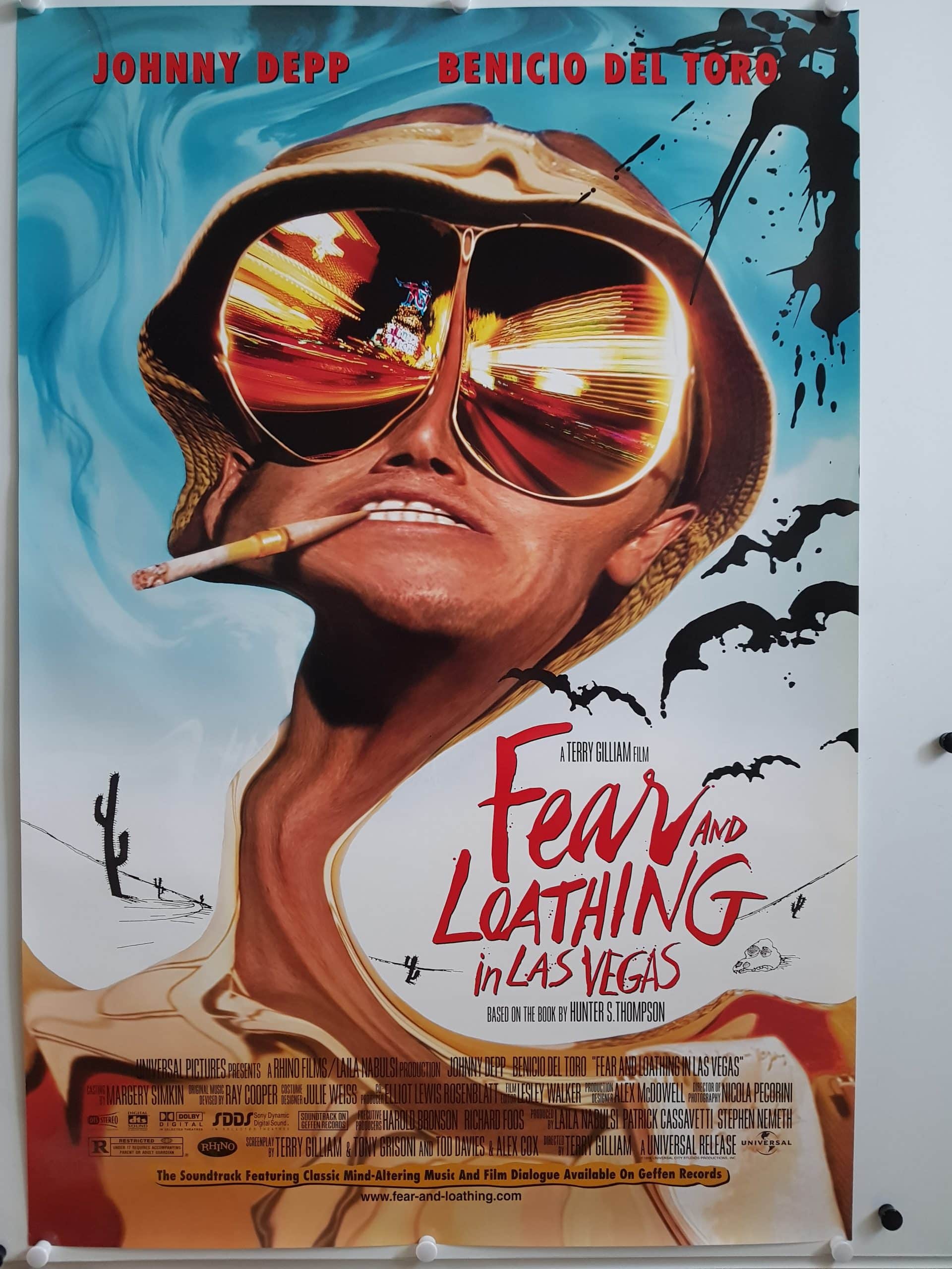 Fear and Loathing in Las Vegas (1998) Original US One Sheet Poster ...