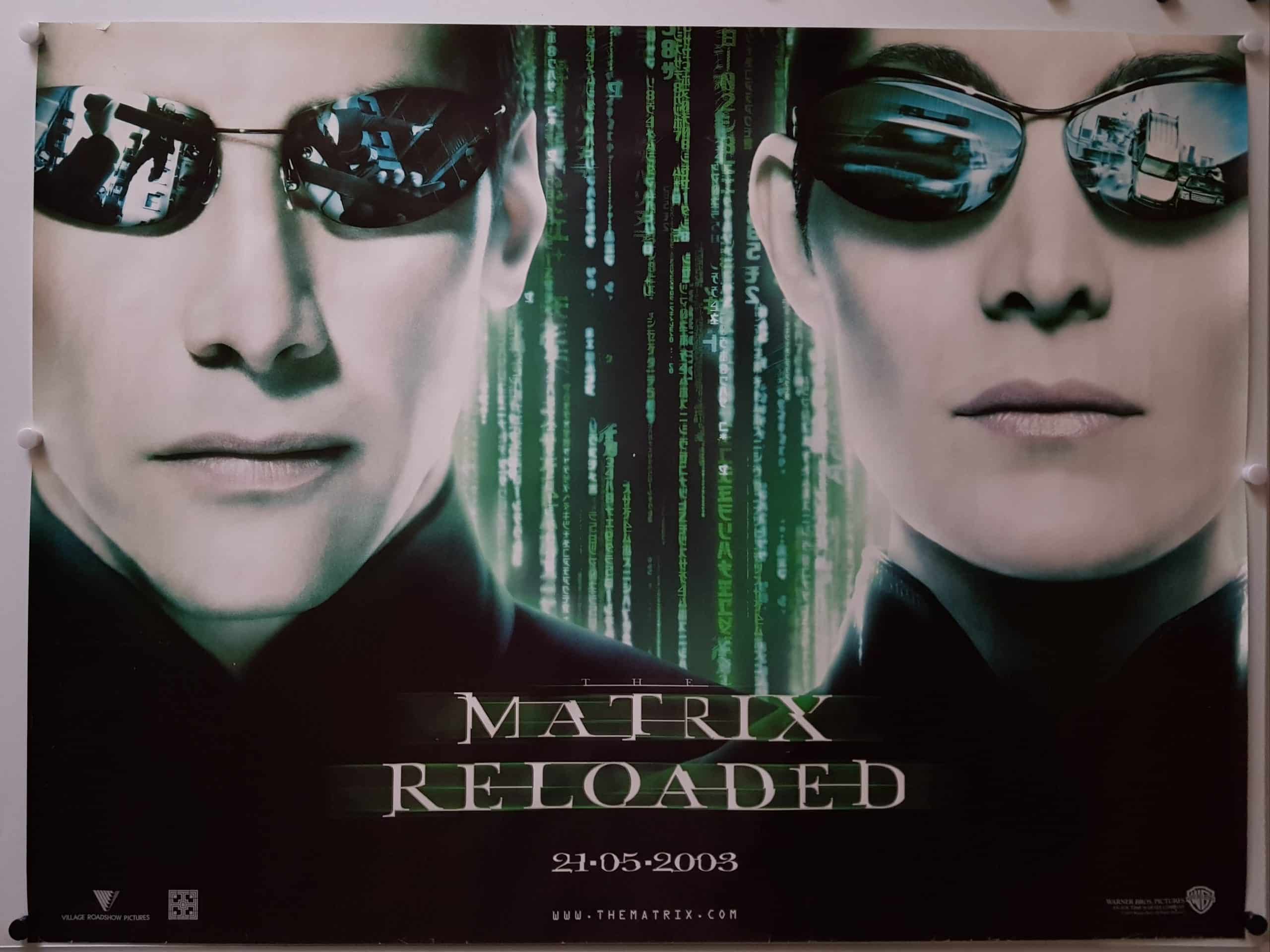The Matrix Original Poster Original Matrix Revolutions (2003) Movie