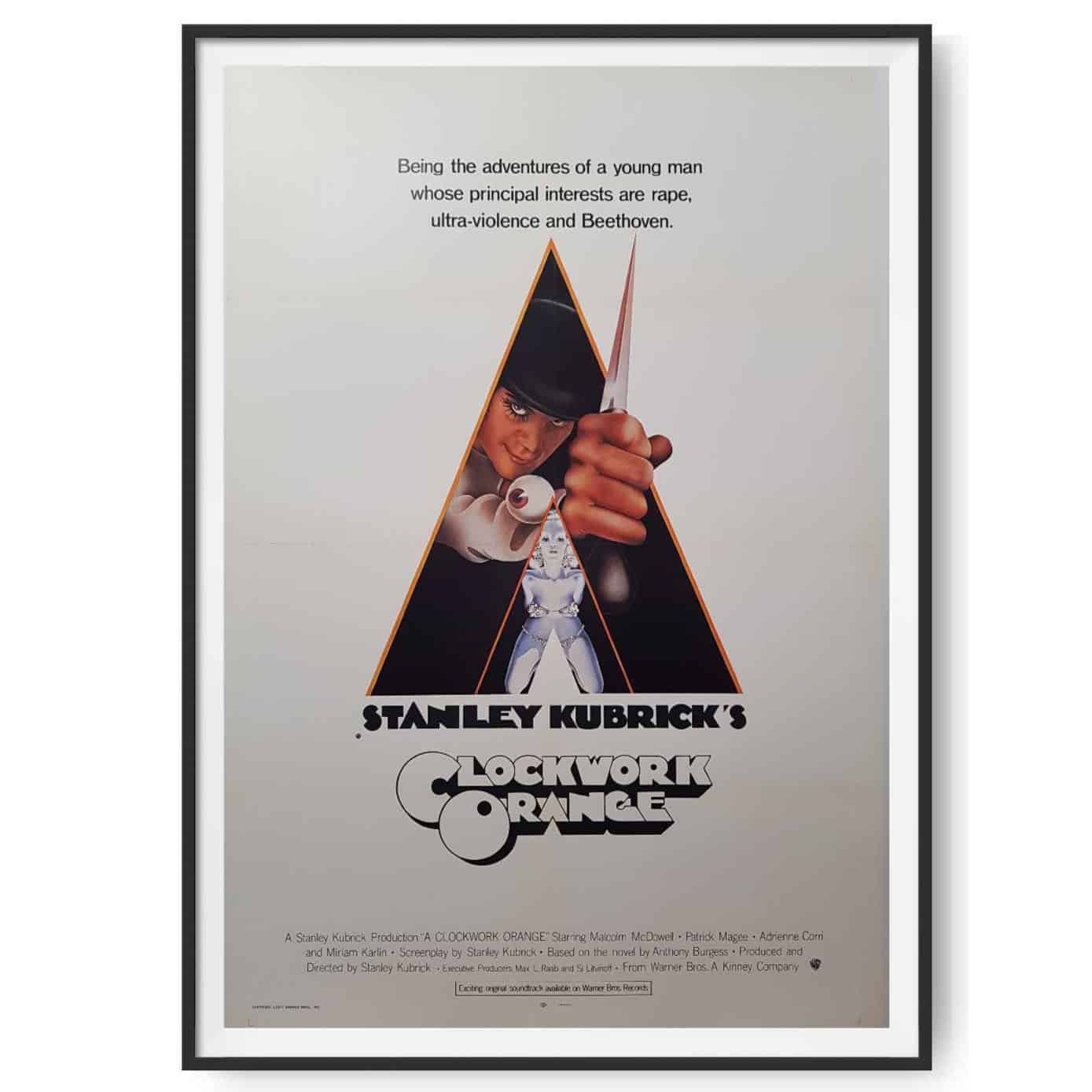 A Clockwork Orange (1971) International One Sheet Poster - Cinema ...