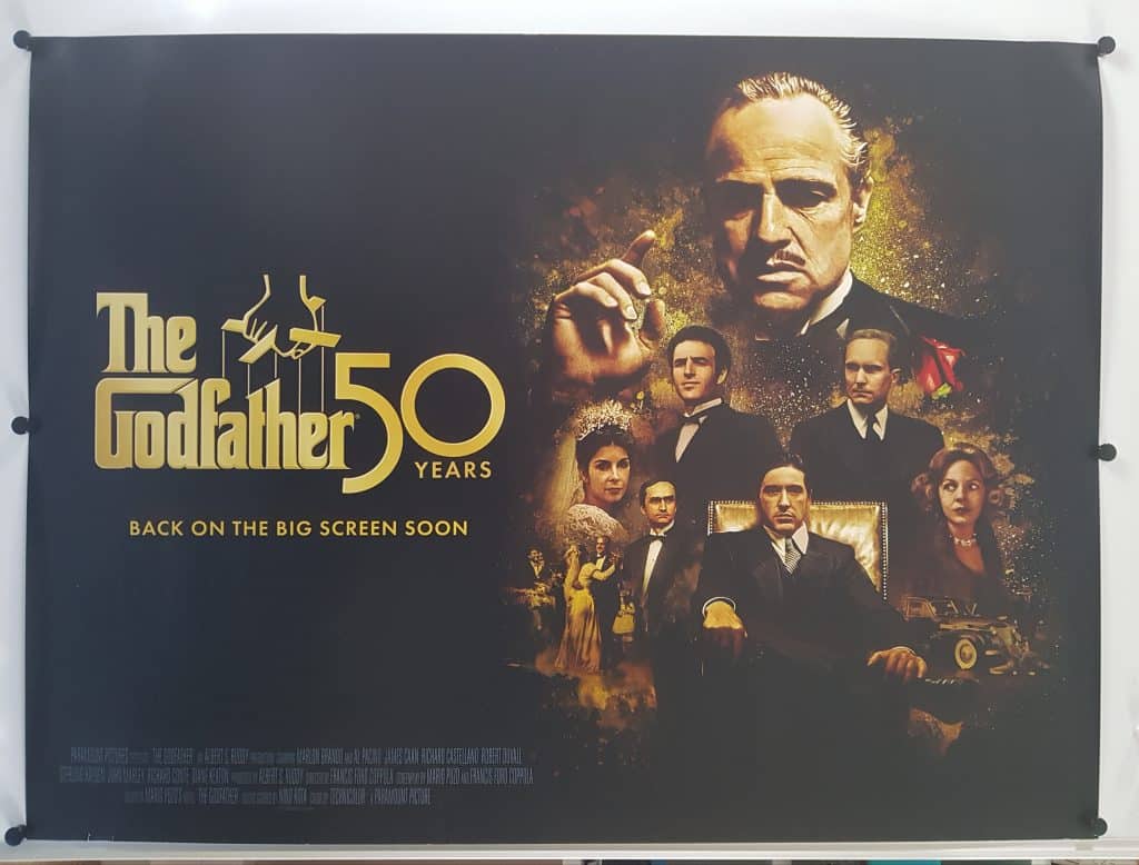 The Godfather (1972) Original UK Quad Poster 22 RR - Cinema Poster Gallery