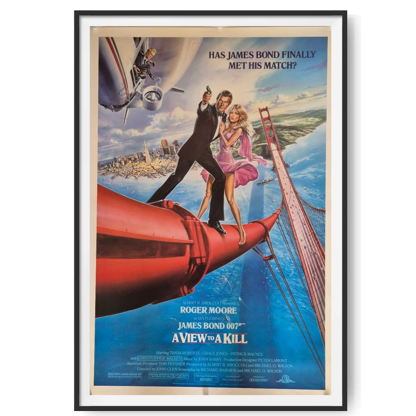 James Bond 007: A View to a Kill (1985) Original One Sheet Poster ...