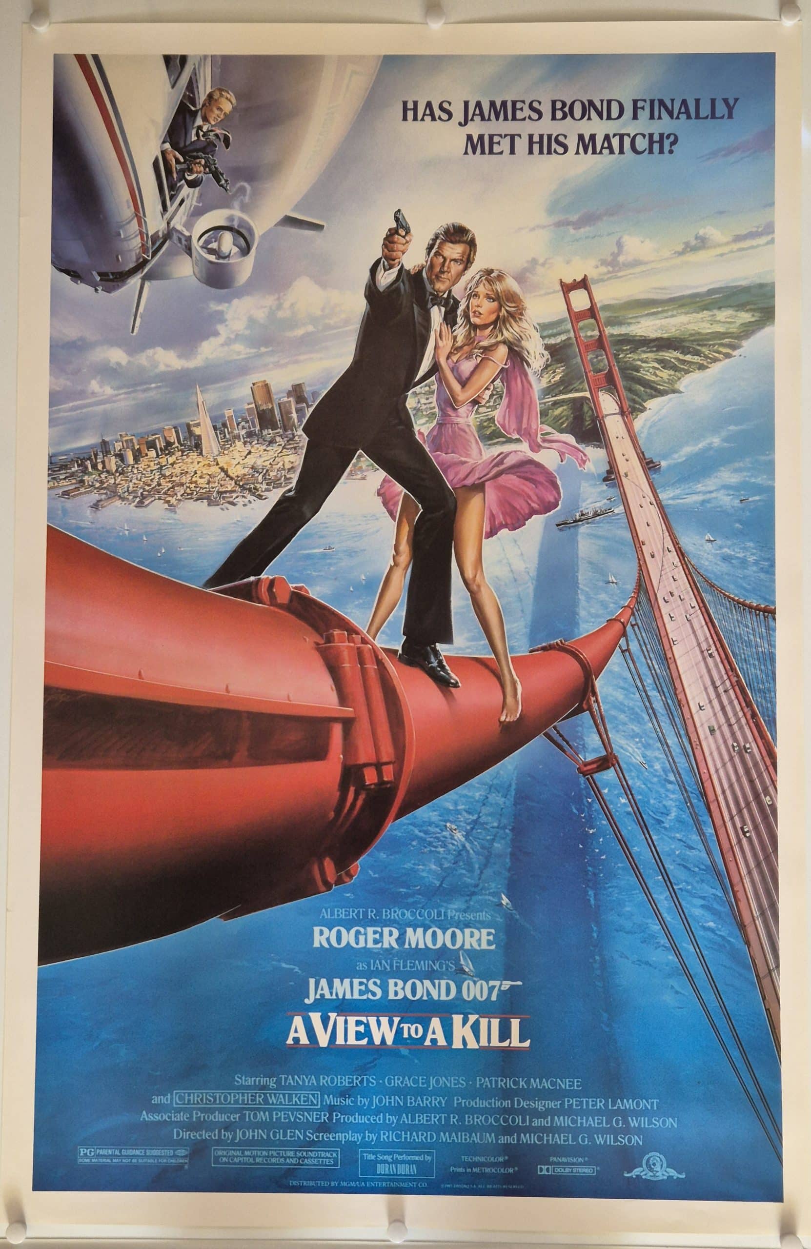 James Bond 007: A View to a Kill (1985) Original One Sheet Poster ...