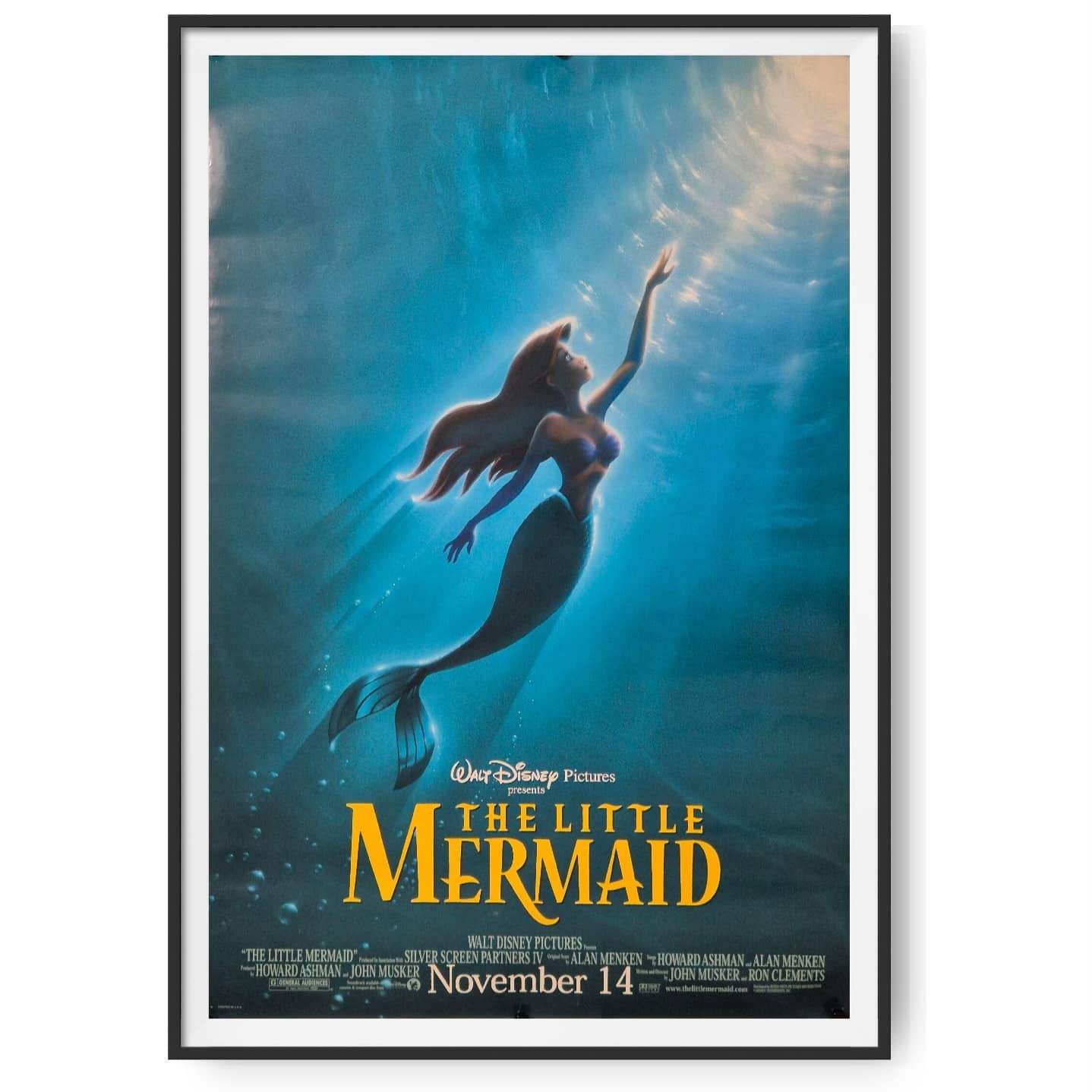 Little Mermaid (1989) Original One Sheet Poster - Cinema Poster Gallery