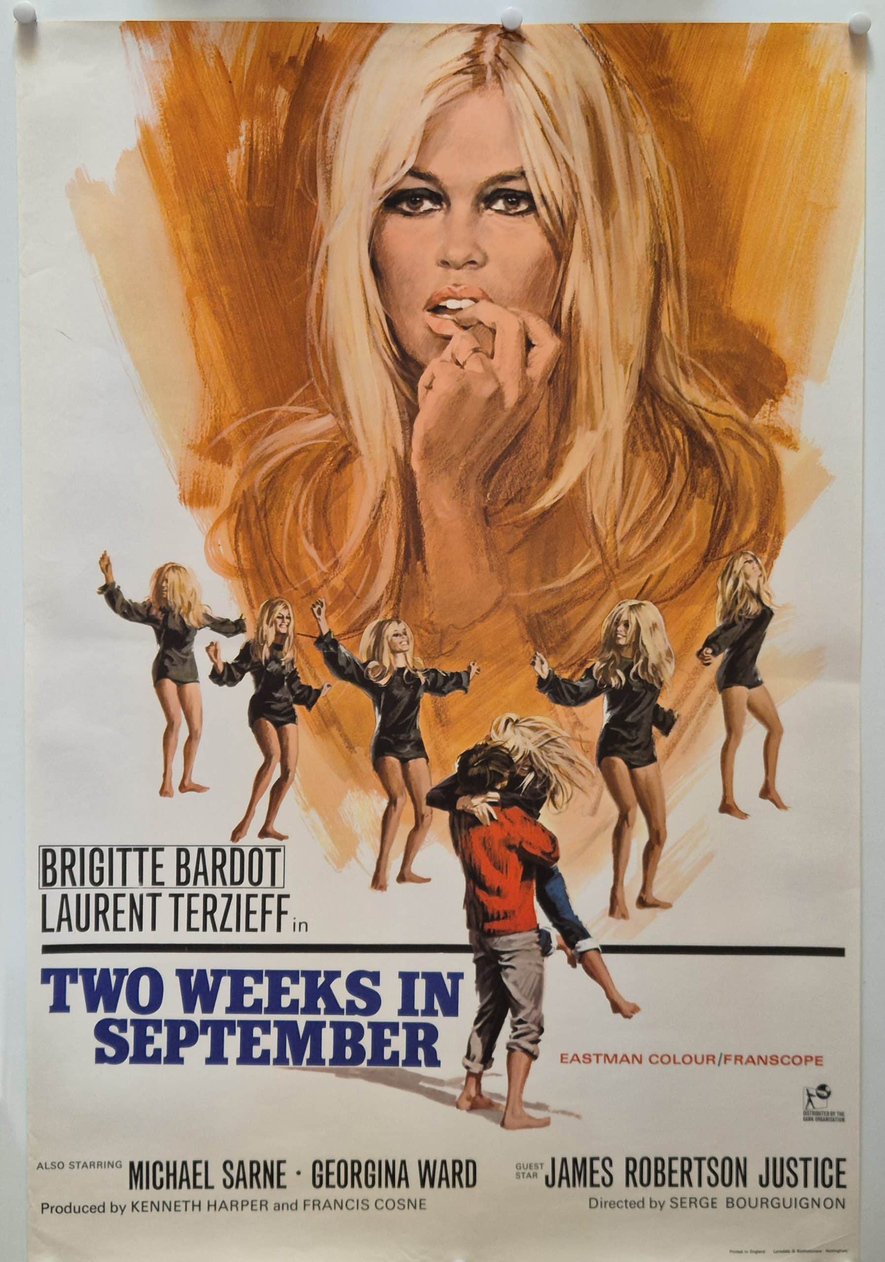 Two Weeks in September (1967) Original One Sheet poster - Cinema Poster ...