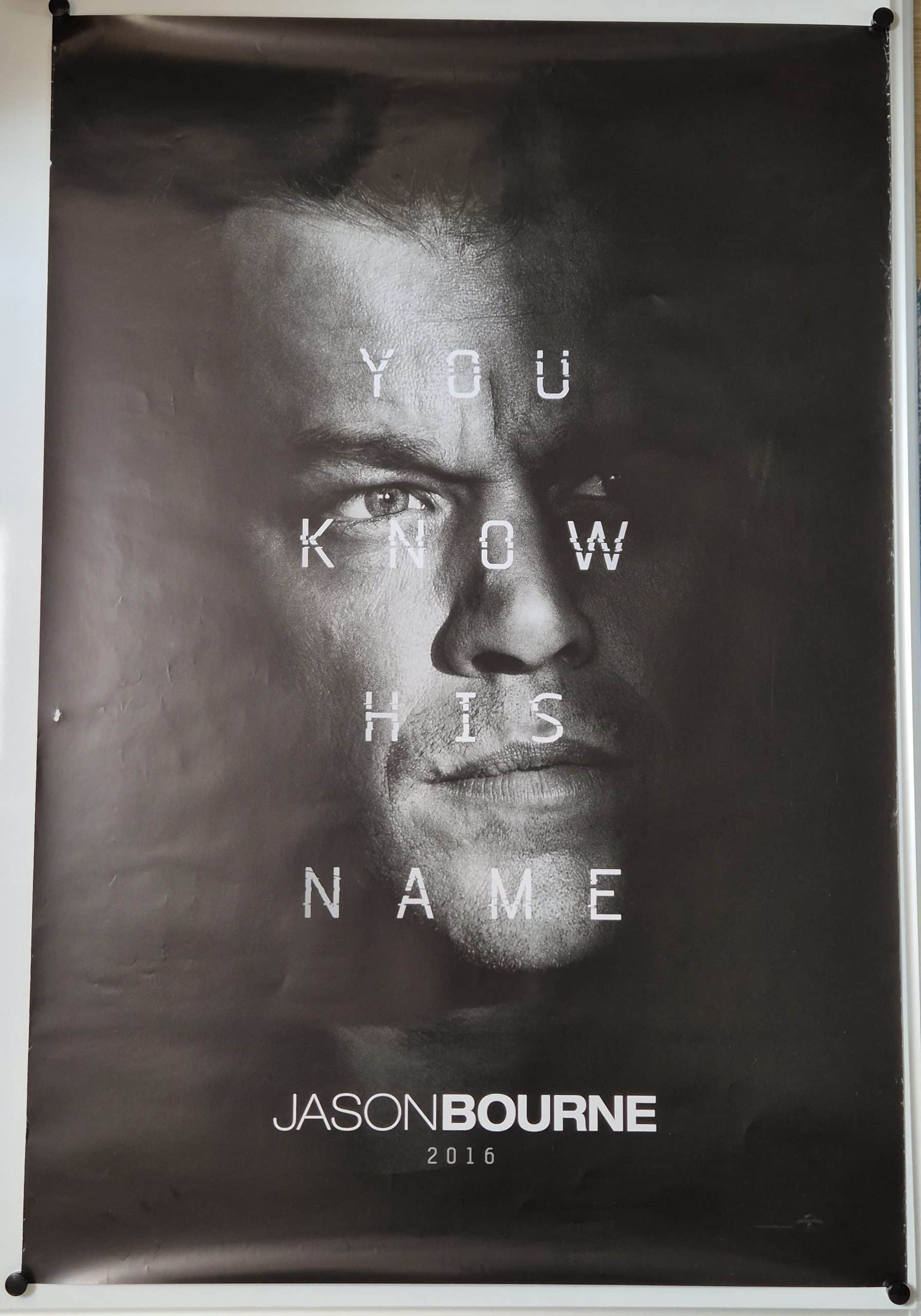 Jason Bourne (2016) Original US One Sheet Poster - Cinema Poster Gallery