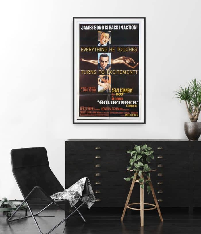 Goldfinger (1964) Original US One Sheet Poster - Cinema Poster Gallery