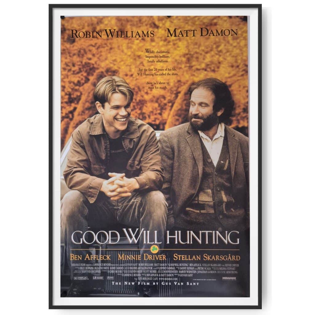 Good Will Hunting (1997) Original US One Sheet Poster - Cinema Poster ...