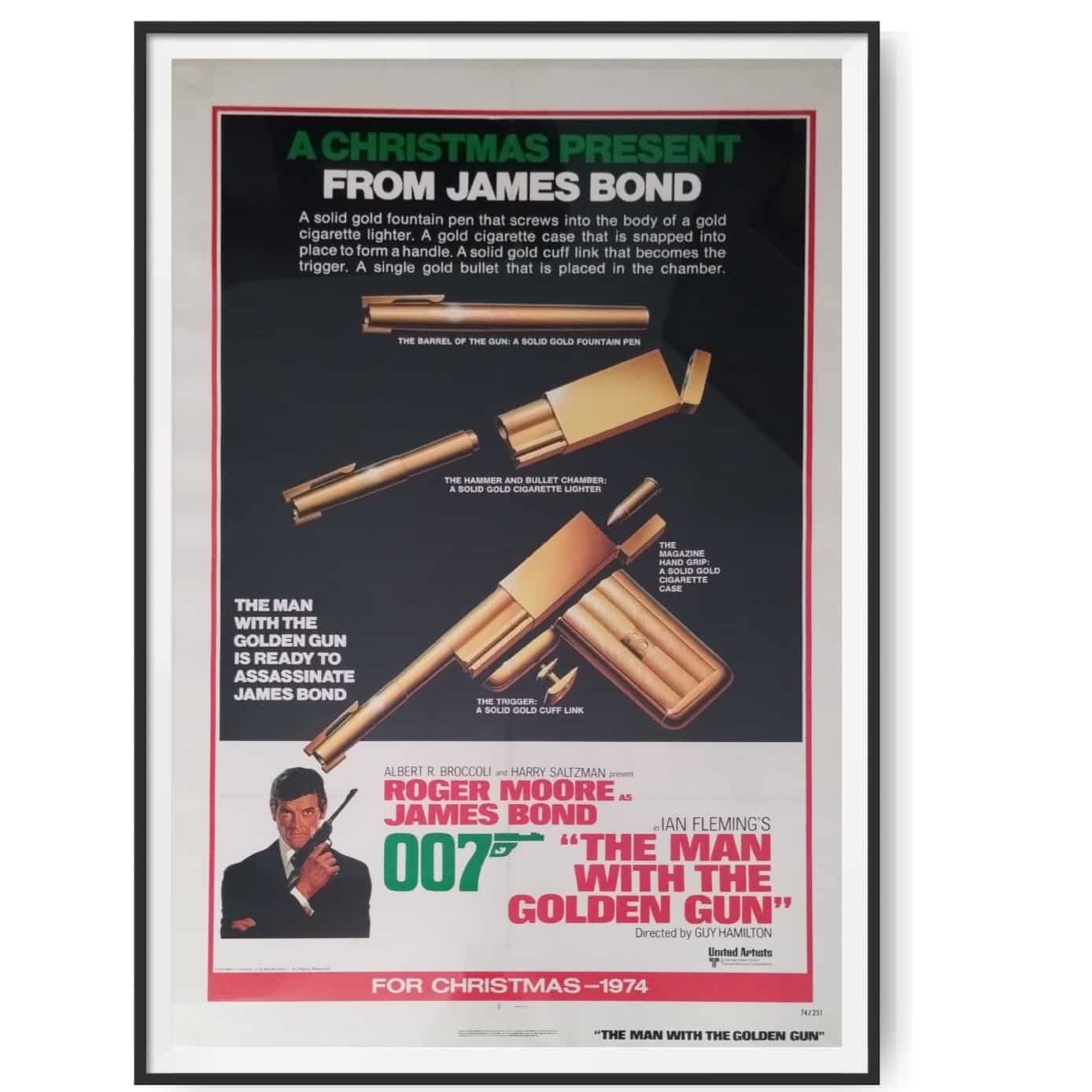 The Man with the Golden Gun Advance (1974) Original One Sheet Poster ...