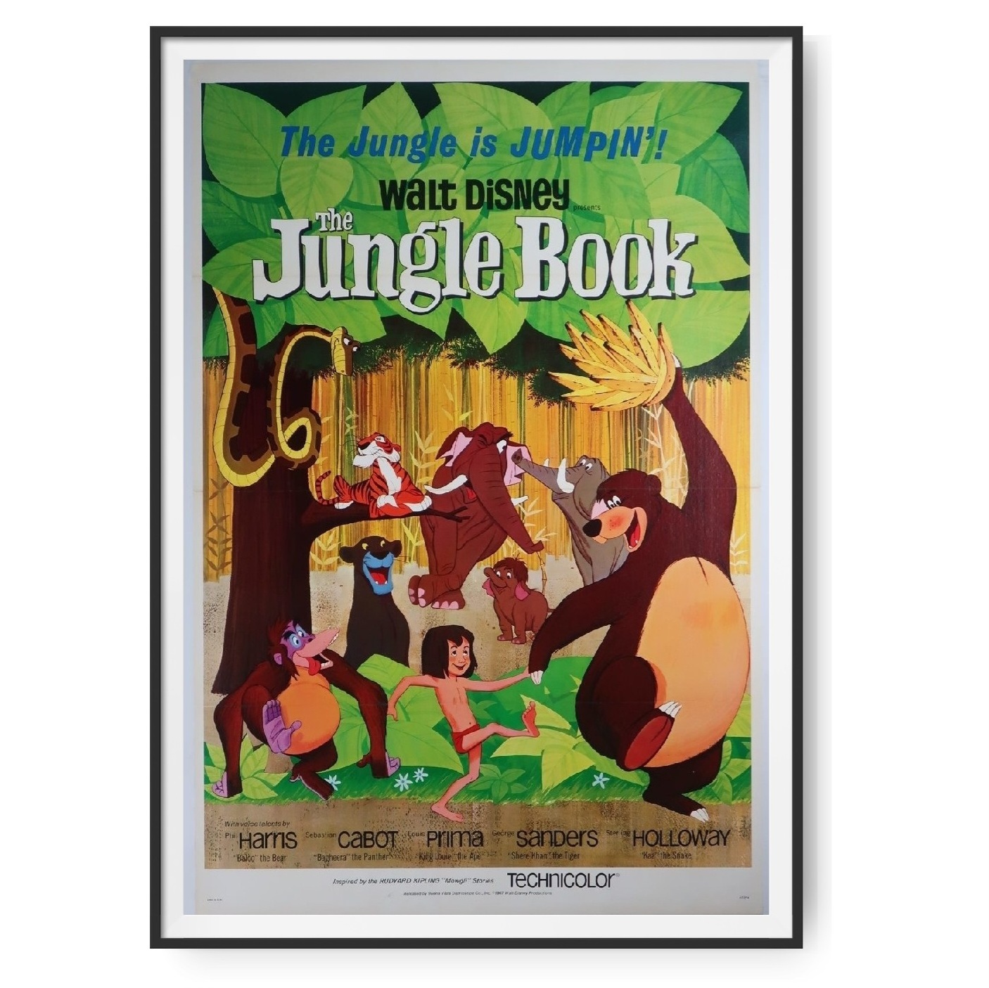 Jungle Book (1967) Original US One Sheet Poster - Cinema Poster Gallery