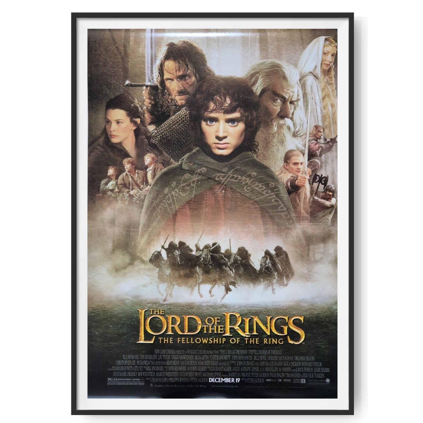The Lord of the Rings The Fellowship of the Ring (2001) Original US One ...
